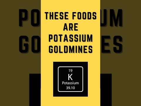 Foods high in potassium