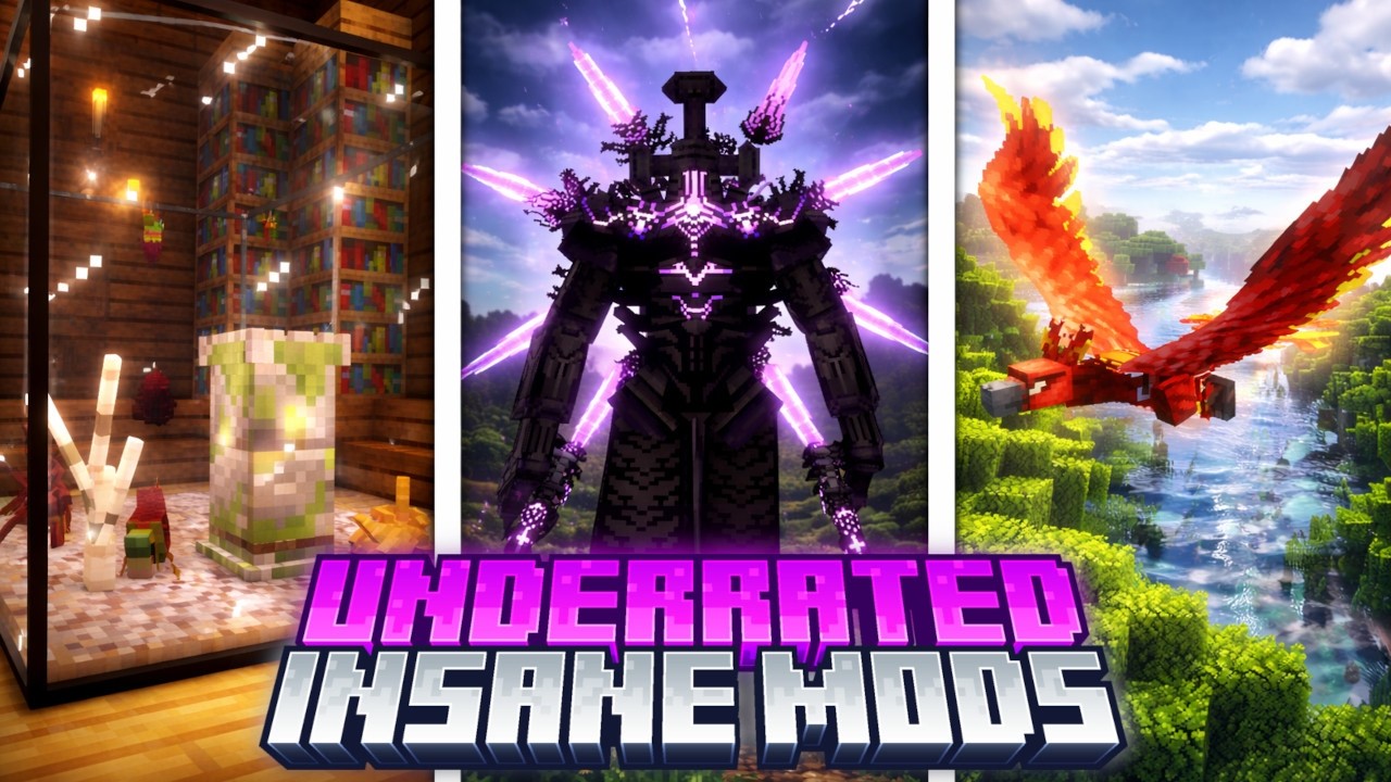 HIDDEN GEM Minecraft Mods That Are Actually INSANE! [1.20.1, 1.21.1 | Forge / Fabric]