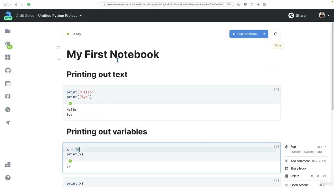 Using Deepnote | Automate Everything with Python