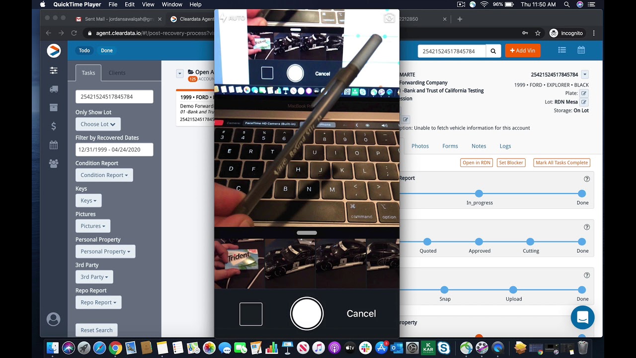 Processing Personal Property in Cleardata