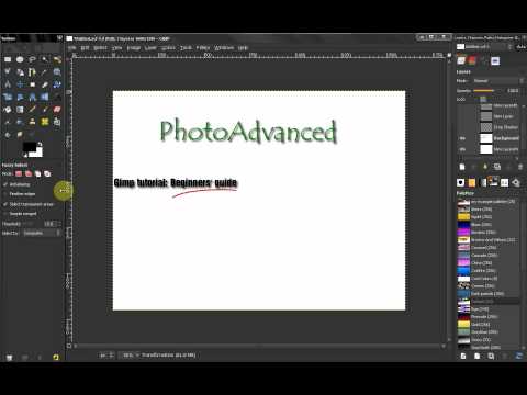 PhotoAdvanced GIMP Beginners' Guide Announcement Video Lecture - A GIMP ...