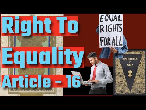 Article 16 of Indian Constitution | Reservations | Equal Opportunity in Public Employment Part-b (7)