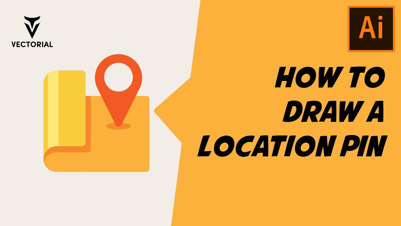 How to Draw a Location Pin in Adobe Illustrator