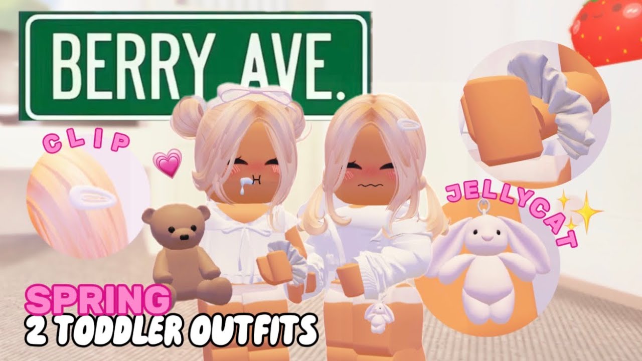2 SPRING TODDLER OUTFITS!! ✨💐 | *VOICED TUTORIAL* | FOR ROBLOX BERRY AVENUE 🍓🫐