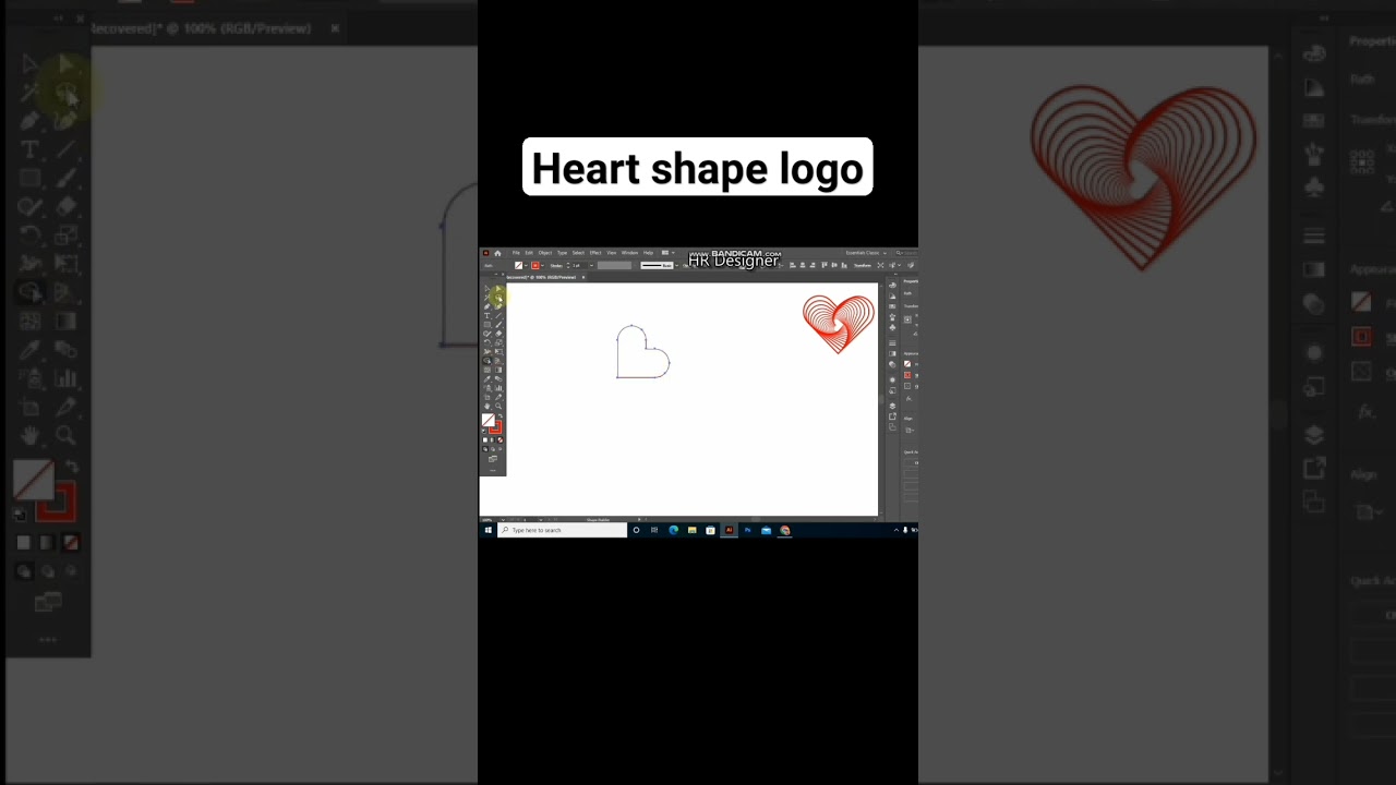 Professional Heart shape logo#logodesigner #designs #design #logo #hearttouching #heart#professional