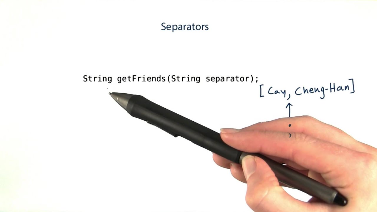 Separators - Intro to Java Programming