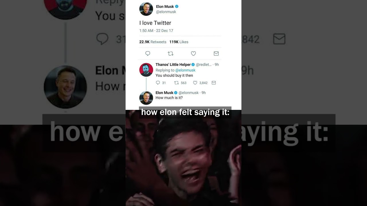 how elon felt buying twitter (X)