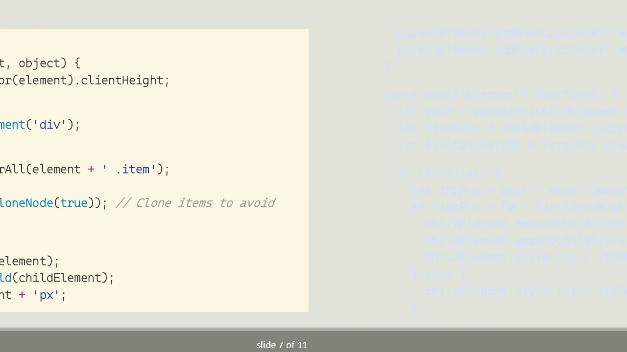 Create Infinite Scroll in Pure JavaScript Without Gaps