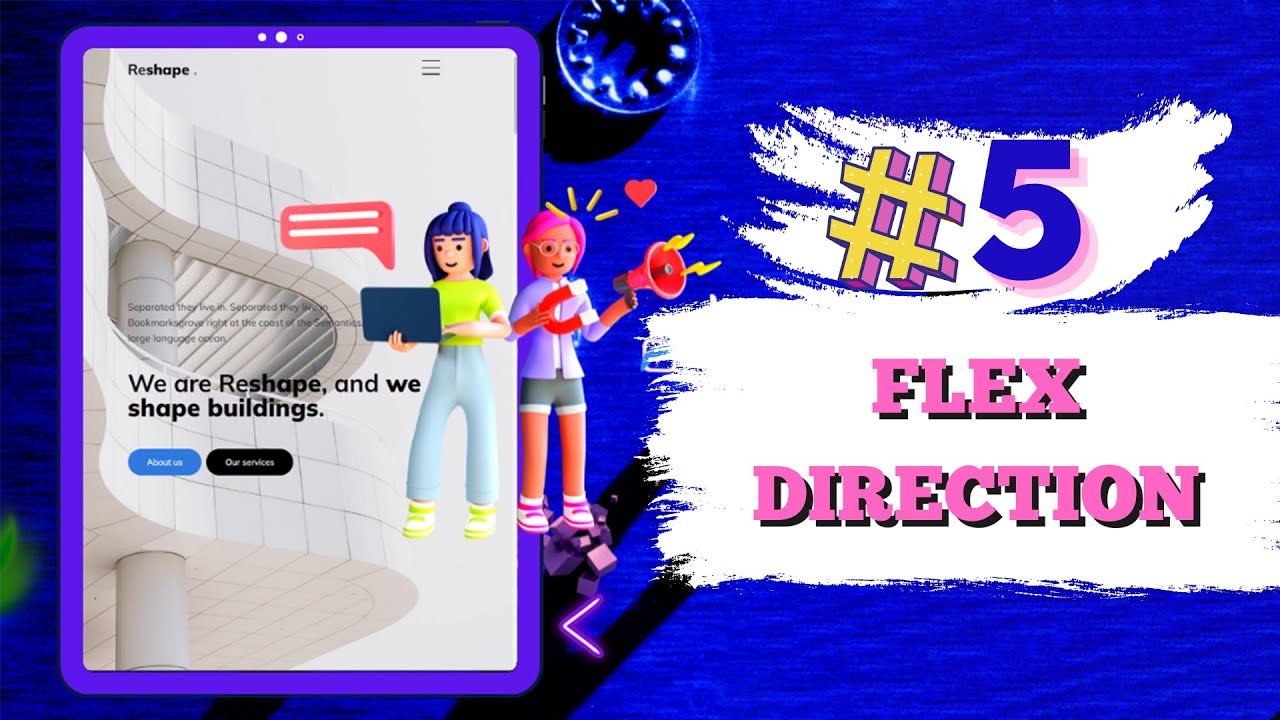 Flexbox Tutorial #5: Flex Direction | codingops