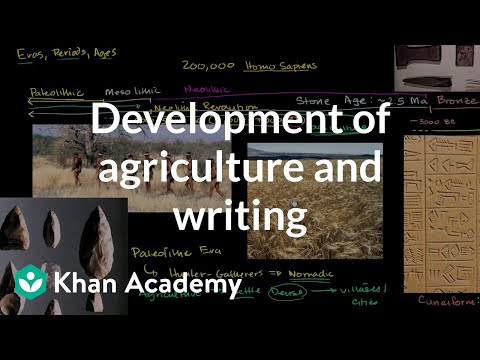 Development of agriculture and writing (video) | Khan Academy