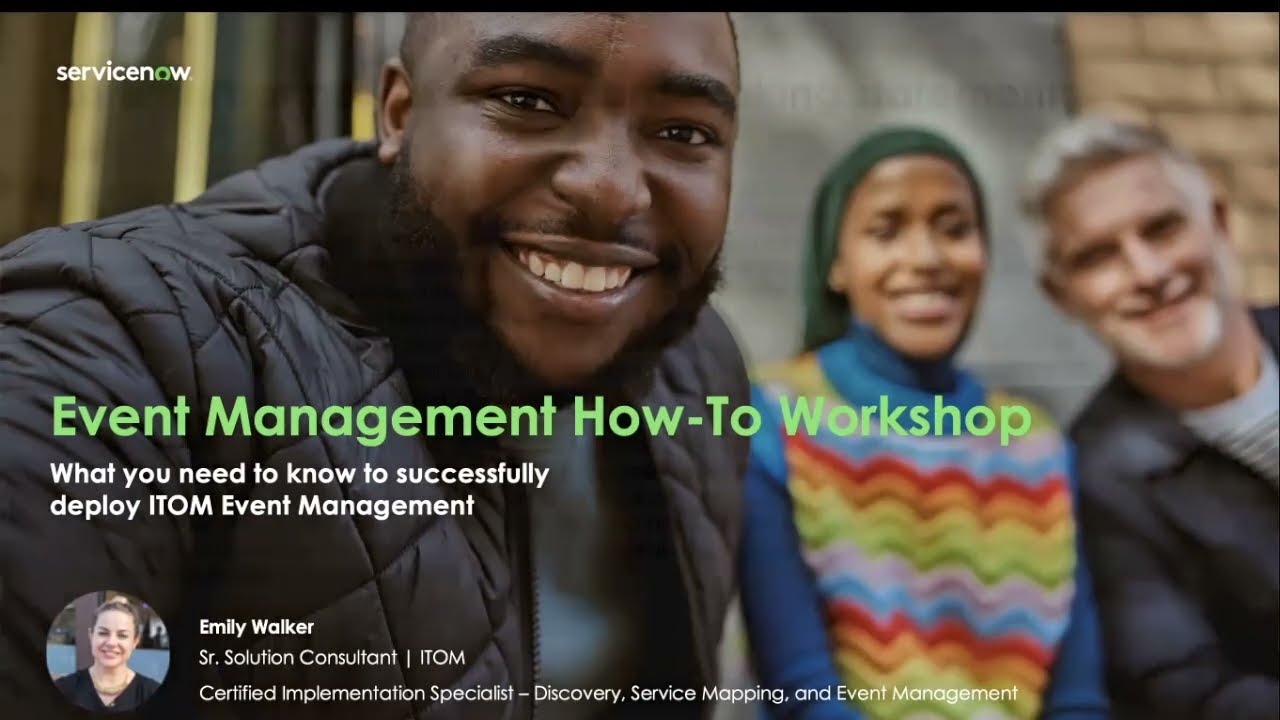 How to: Get Started with ITOM Event Management