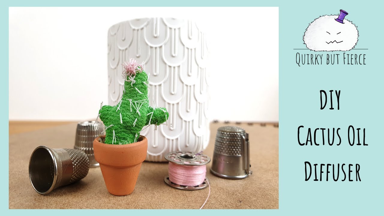 DIY: Upcycled Cactus Oil Diffuser