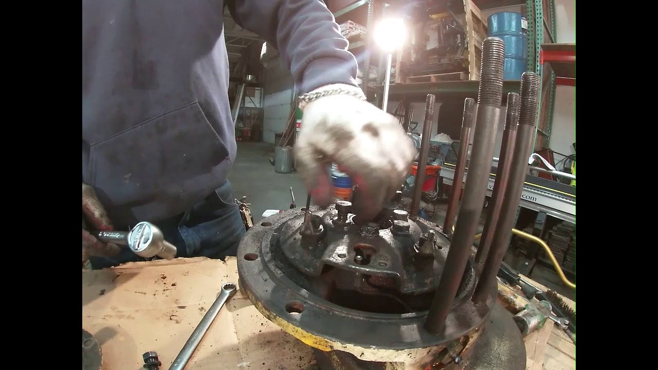 Clark Forklift C500 Brake System Rebuild Part 1