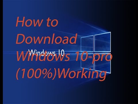 How To Download Windows 10 Pro full version Free Torrent -Pc (Working 100%)