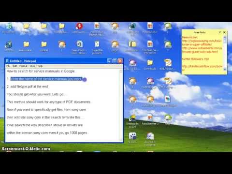 Free Service Manuals how to find