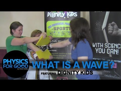 What is a Wave? Transverse wave? Longitudinal wave? Featuring Dignity Kids