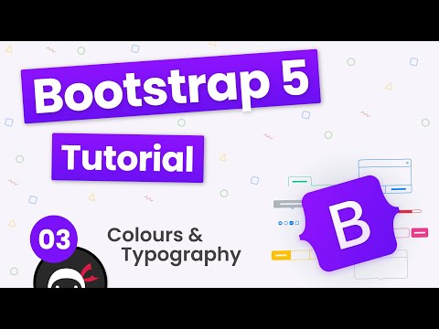 Bootstrap 5 Crash Course Tutorial #3 - Colours & Typography