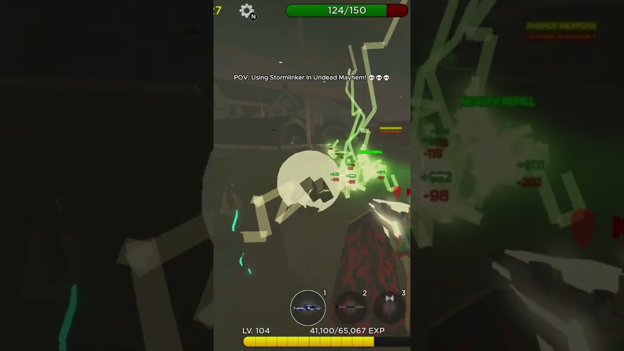 Using The Stormlinker in Roblox Undead Mayhem! 💀💀💀