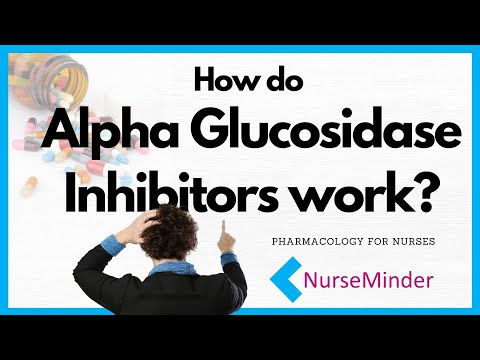 How do alpha-glucosidase inhibitors work? (Pharmacology for Nursing)