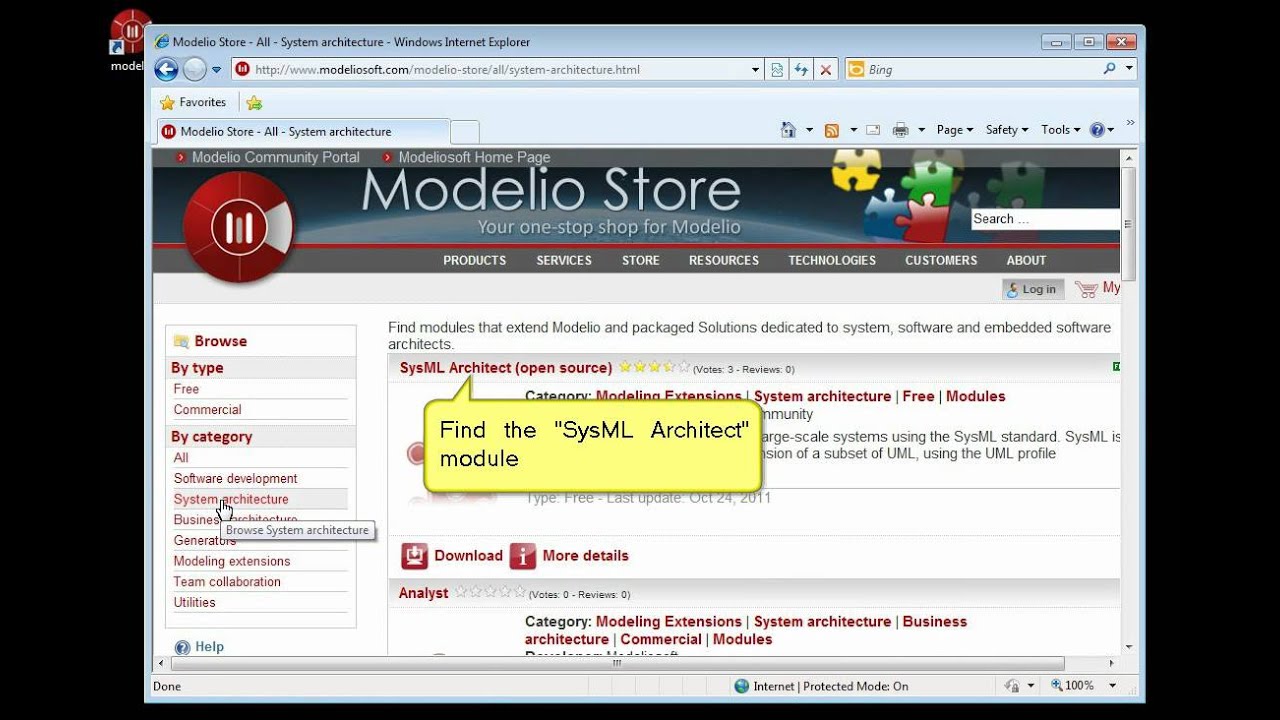 [Modelio] Getting SysML module