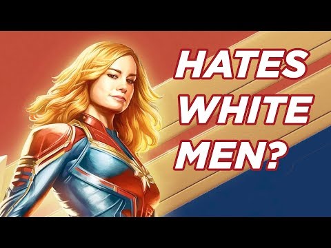 Does “Captain Marvel” Brie Larson Hate White Men? | Marvel Avengers Endgame Lead Up