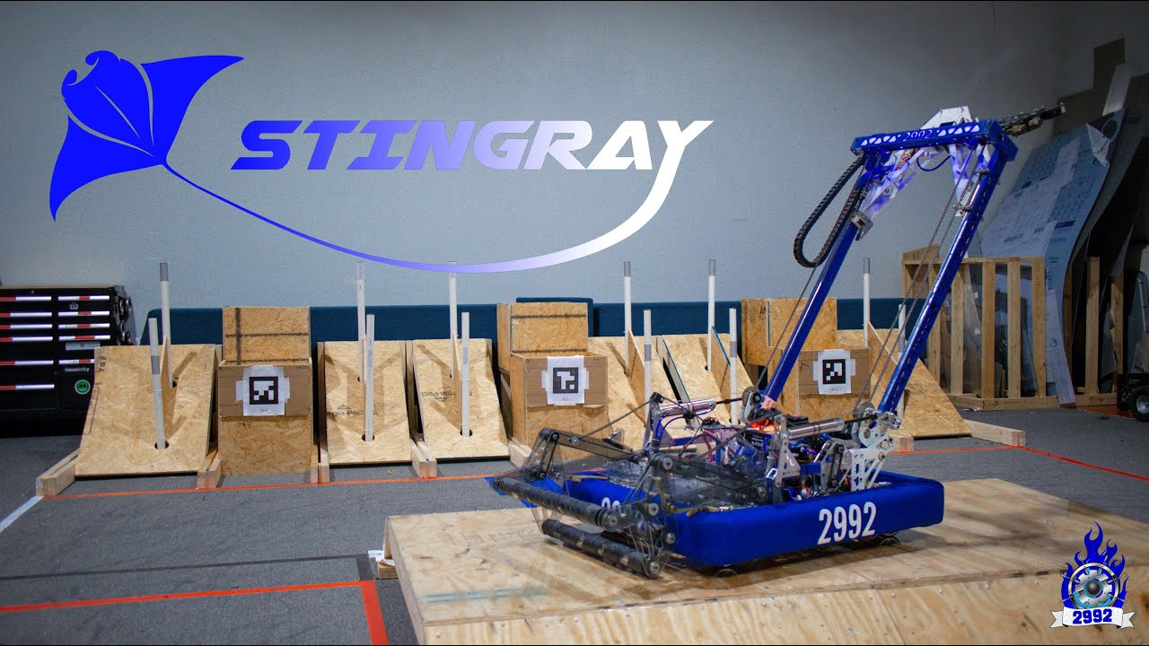 Team 2992 | The S.S. Prometheus | 2023 Robot Reveal: Stingray - Robot ...