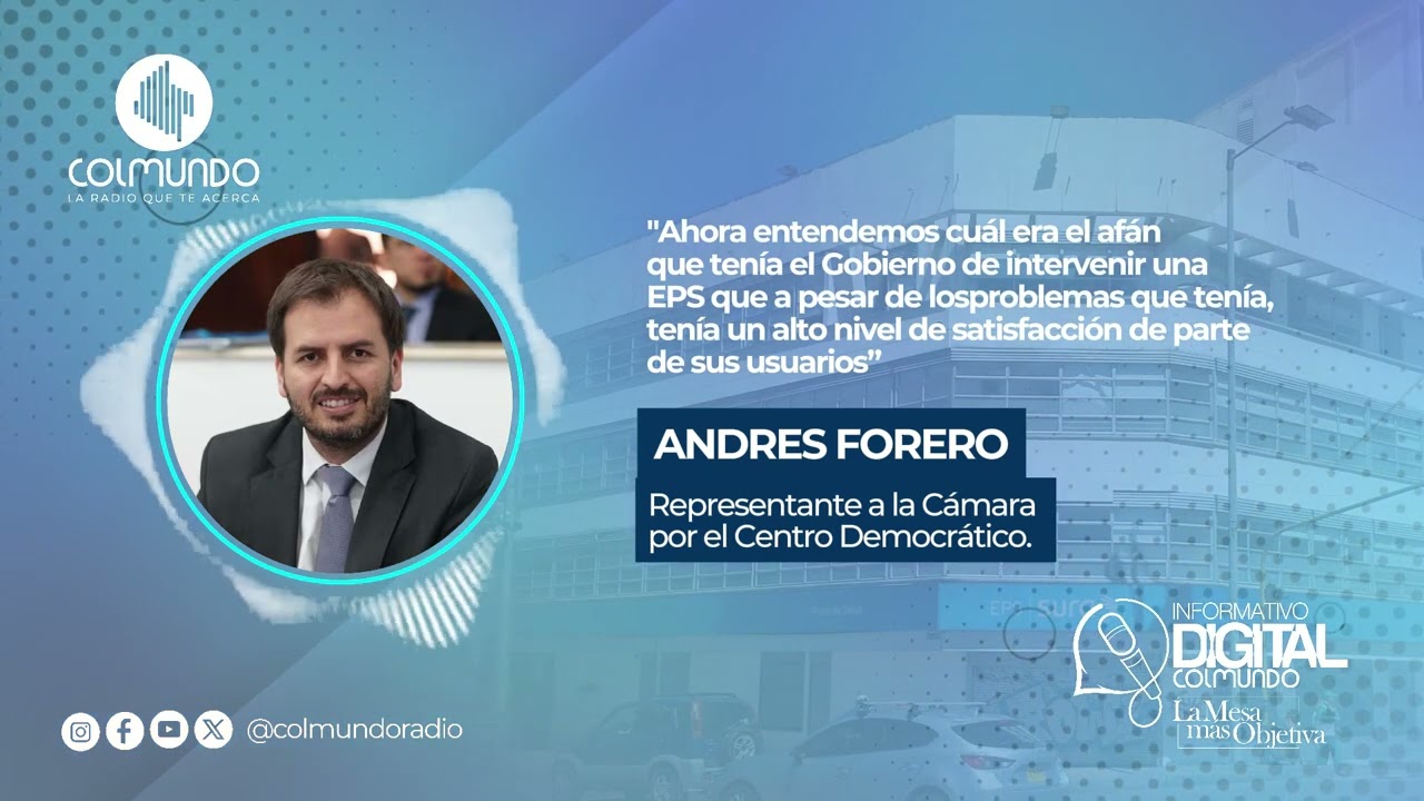 Andrés Forero denuncia nepotismo y cartelización en la intervención de ...