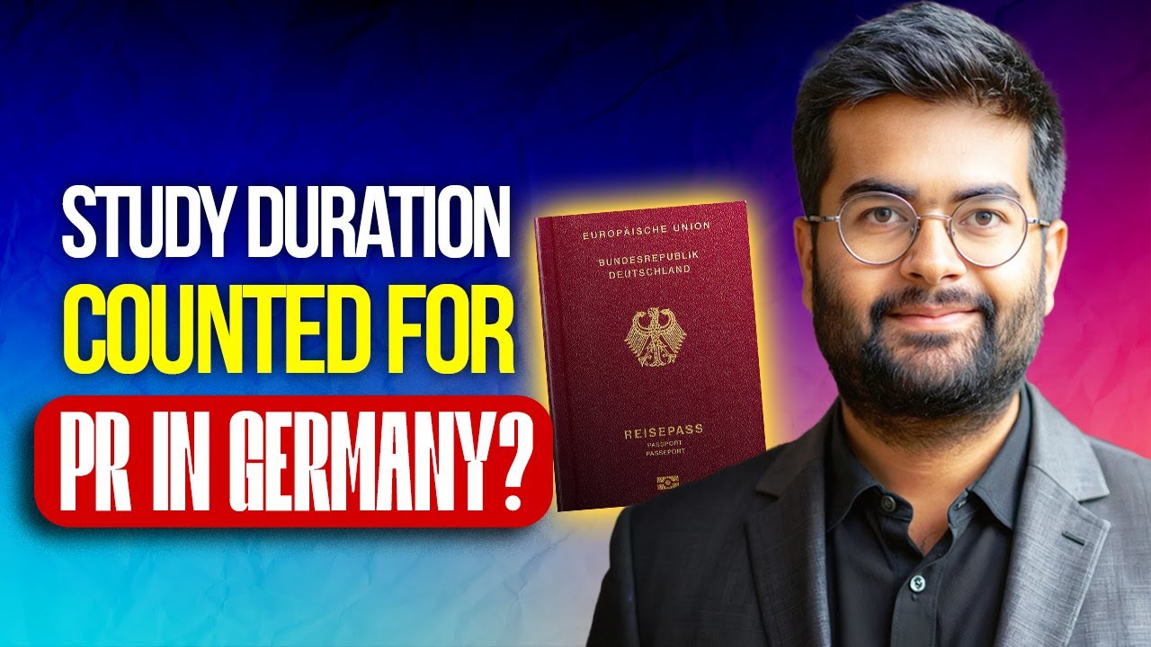 Is Study duration counted towards your PR (Permanent Residency) in Germany?