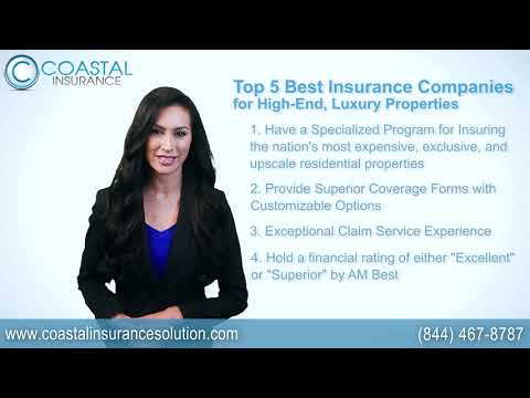 Top 5 High-End, Luxury Home Insurance Companies--Designed for Homes $1M+