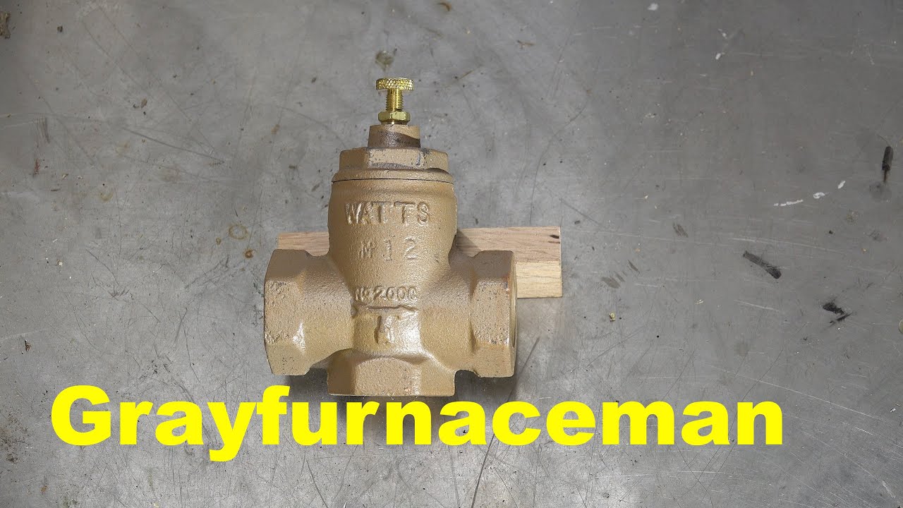 The Watts 2000 boiler flow regulator