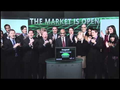 Vanguard opens Toronto Stock Exchange, December 6, 2011.