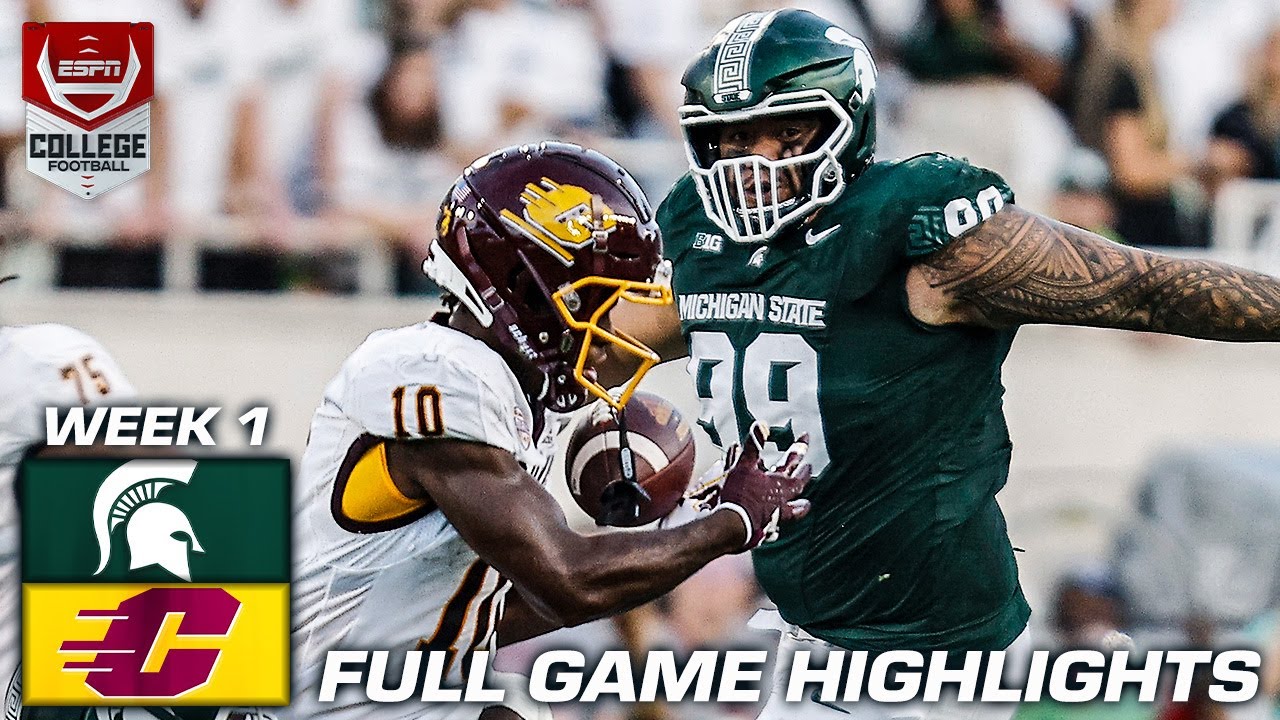Central Michigan Chippewas vs. Michigan State Spartans | Full Game Highlights