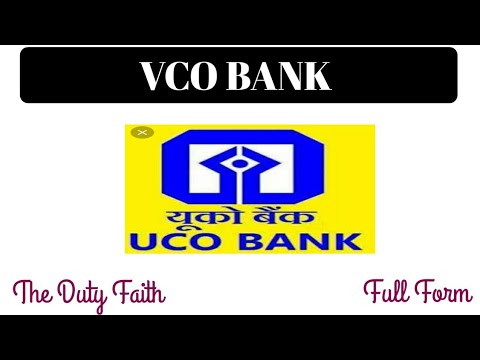 UCO BANK Full Form || What is Full Details Of Vco Company