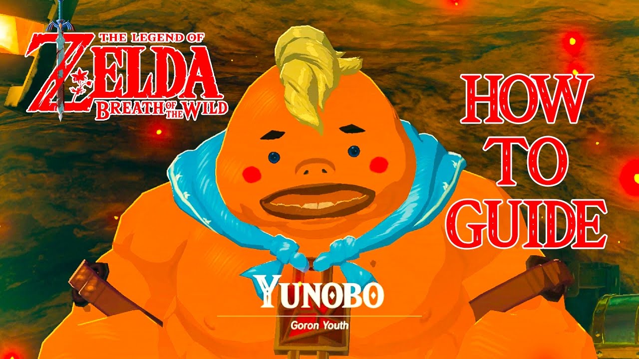 SAVE YUNOBO FROM MONSTERS IN ABANDONED NORTH MINE - ZELDA BREATH OF THE WILD - NINTENDO SWITCH
