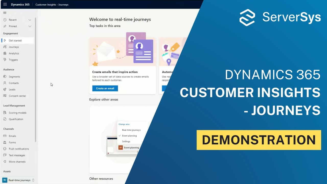 Demonstrating Microsoft Dynamics 365 Customer Insights - Journeys (previously D365 Marketing)