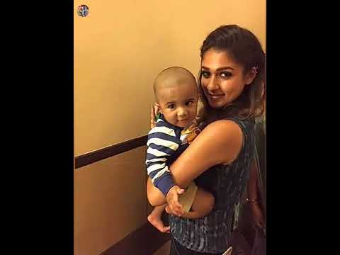 Actress Nayanthara with her child