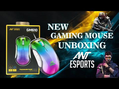Ant Esports GM610 RGB Unboxing *7D Full RGB Crystal* Gaming Mouse