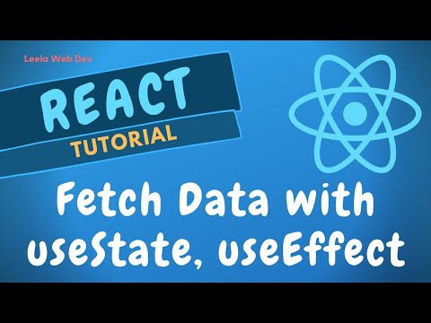 40. Fetch Data in React Functional Components with useState and use ...