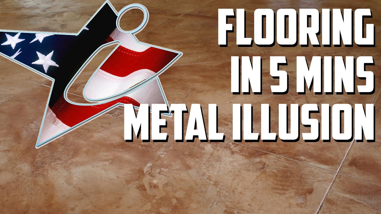 5 Min Edit Metal Illusion Floor - iCoat Products