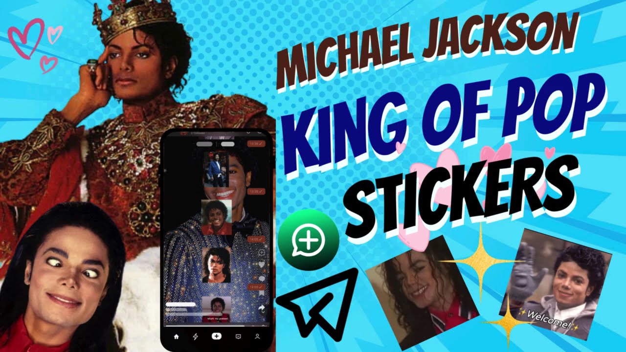 MICHAEL JACKSON STICKERS FOR WHATSAPP & TELEGRAM!
