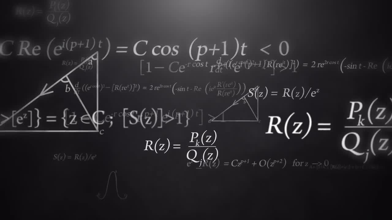 Mathematical Formulas Motion Graphics