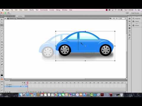 Graphics and Movie Clips in Adobe Flash Animate
