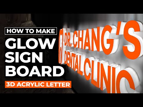 Glow Sign Board, Light Sign Board in India