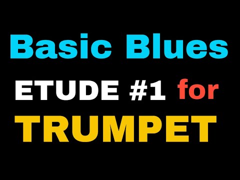 Blues in C Etude for Trumpet #1 | Free PDF available in Description