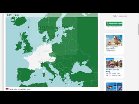 Seterra - Western Europe: Countries in 0:03 (WORLD RECORD)