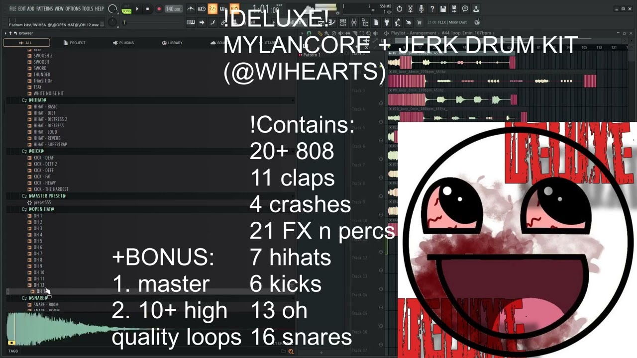 [FREE] !DELUXE | MYLANCORE + JERK DRUM KIT x LOOP KIT (@wihearts) | xaviersobased, heymylan...