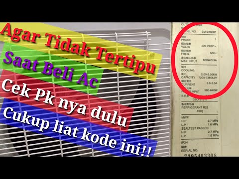 CARA MELIHAT UKURAN PK AC SPLIT