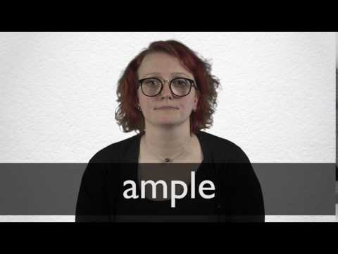 AMPLE definition and meaning | Collins English Dictionary