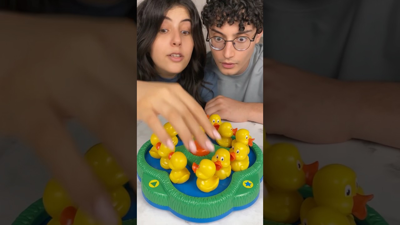 Come play Lucky Ducks with us! #gamenight #boardgames #couple #fun #shorts