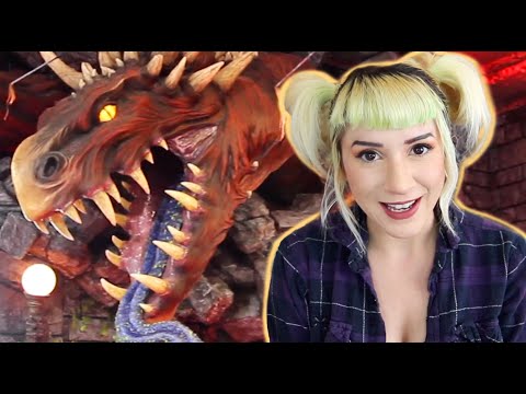 DRAGONS GUARD MY ART SUPPLIES! Reynolds Advanced Materials: Hollywood Tour + making a ZOMBIE dress